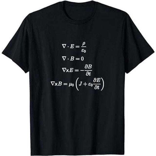 Maxwell's Equations Differential Science and Math T Shirts - Walmart.com