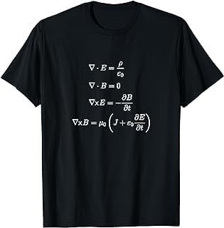 Maxwell's Equations Differential Science and Math T Shirts - Walmart.com