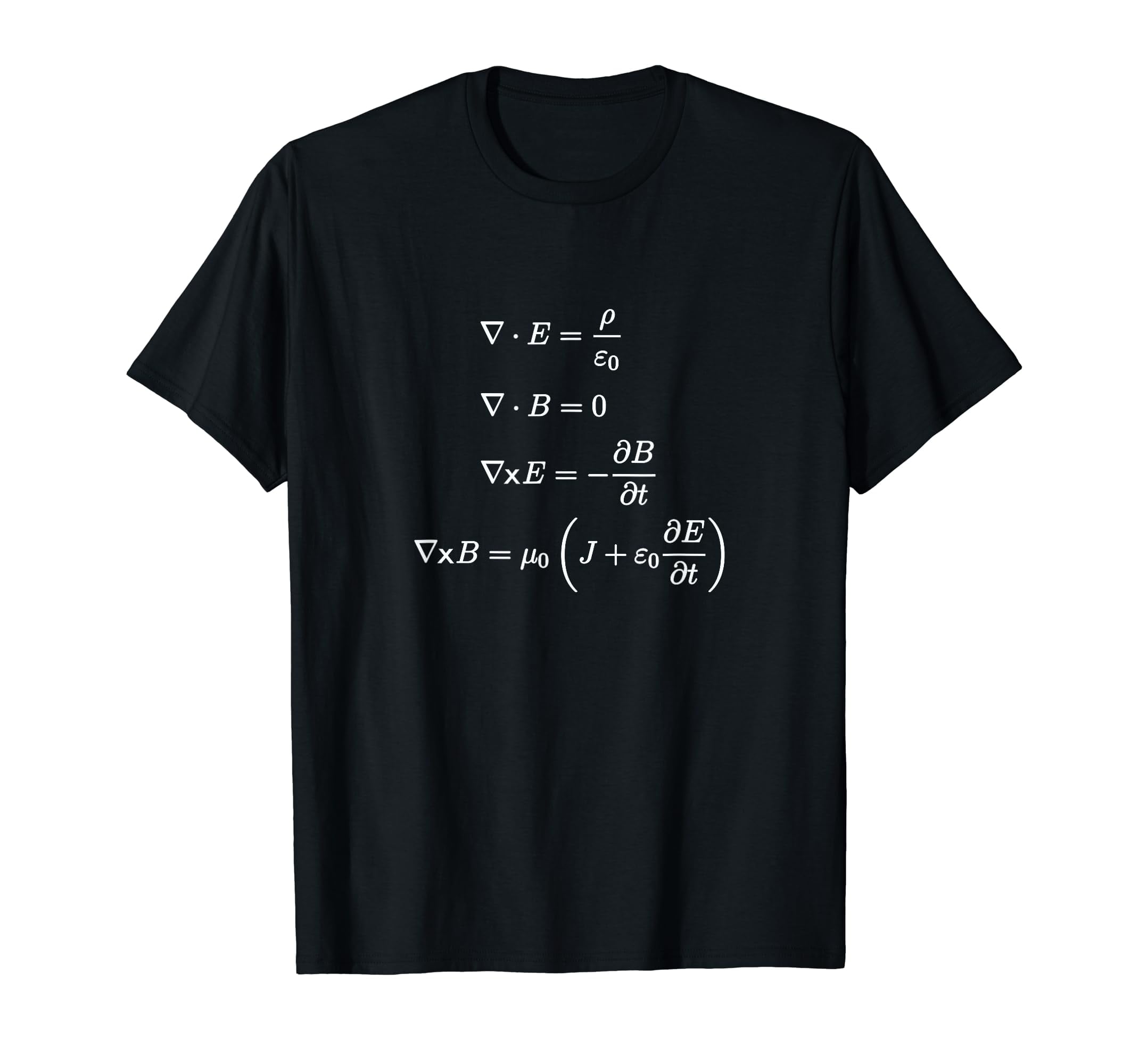 Maxwell's Equations Differential Science and Math T Shirts - Walmart.com