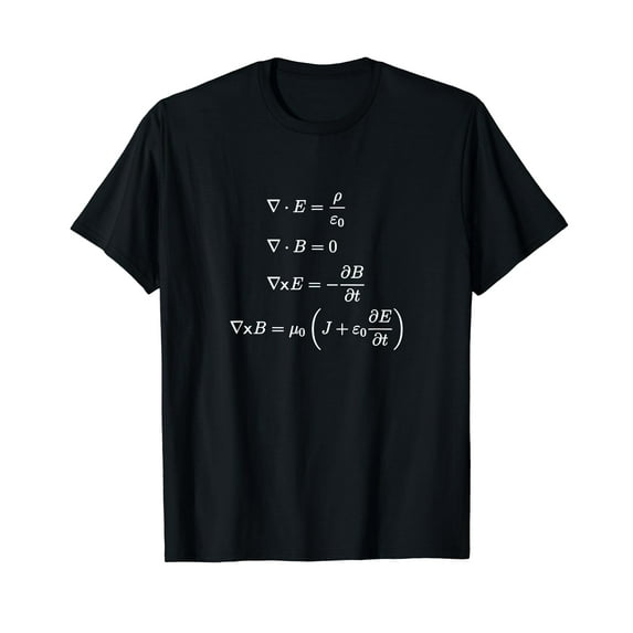 Maxwell's Equations Differential Science and Math T Shirts - Walmart.com