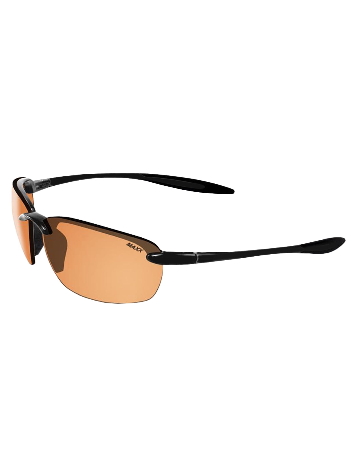 Maxx 5 High Definition Sunglasses, Black Frame/Amber Lens - - Walmart.com