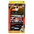 Maxx Action Mini Rescue Lights & Sounds Play Vehicles Set, Firetruck ...