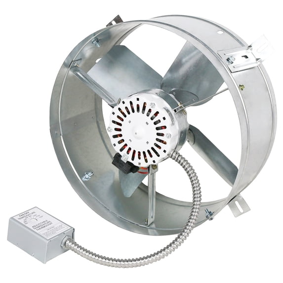 Maxx Air Whole House Fan Vent Exhaust, Gable Mount Power Attic ...