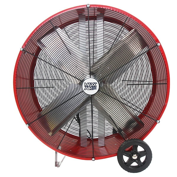 Maxx Air 36-Inch High Blowing Industrial Fan, Portable Direct Drive, 1/ ...