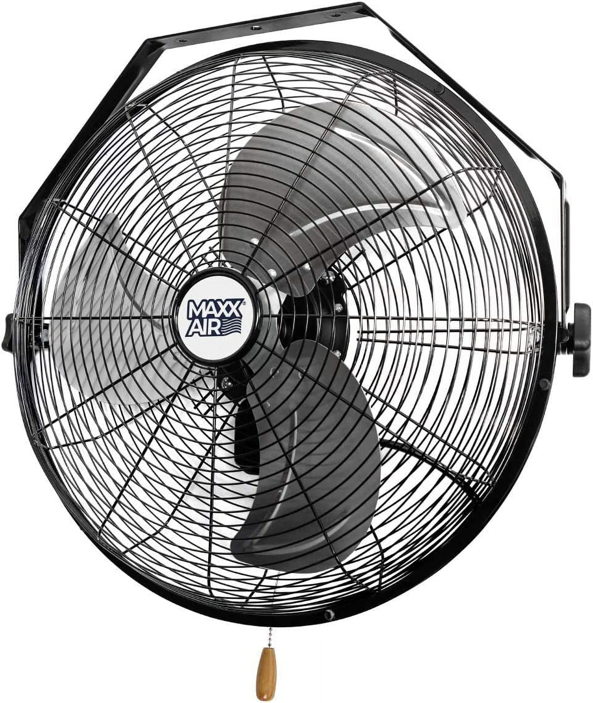 Maxx Air Wall Mount Fan | 18" Commercial Grade Fan for, Garages, Shop ...