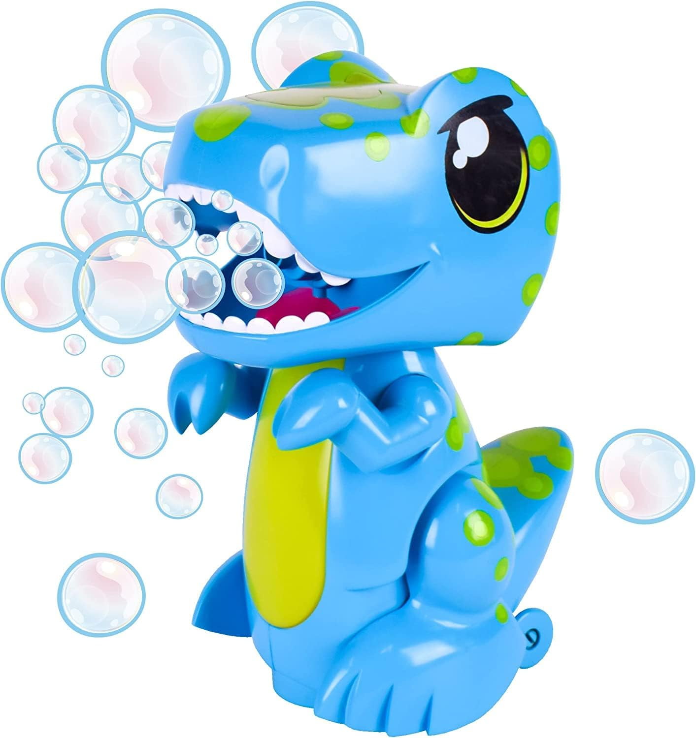 Maxx Bubbles Bump 'N' Go Dino Bubbler Machine with Sound - Walmart.com