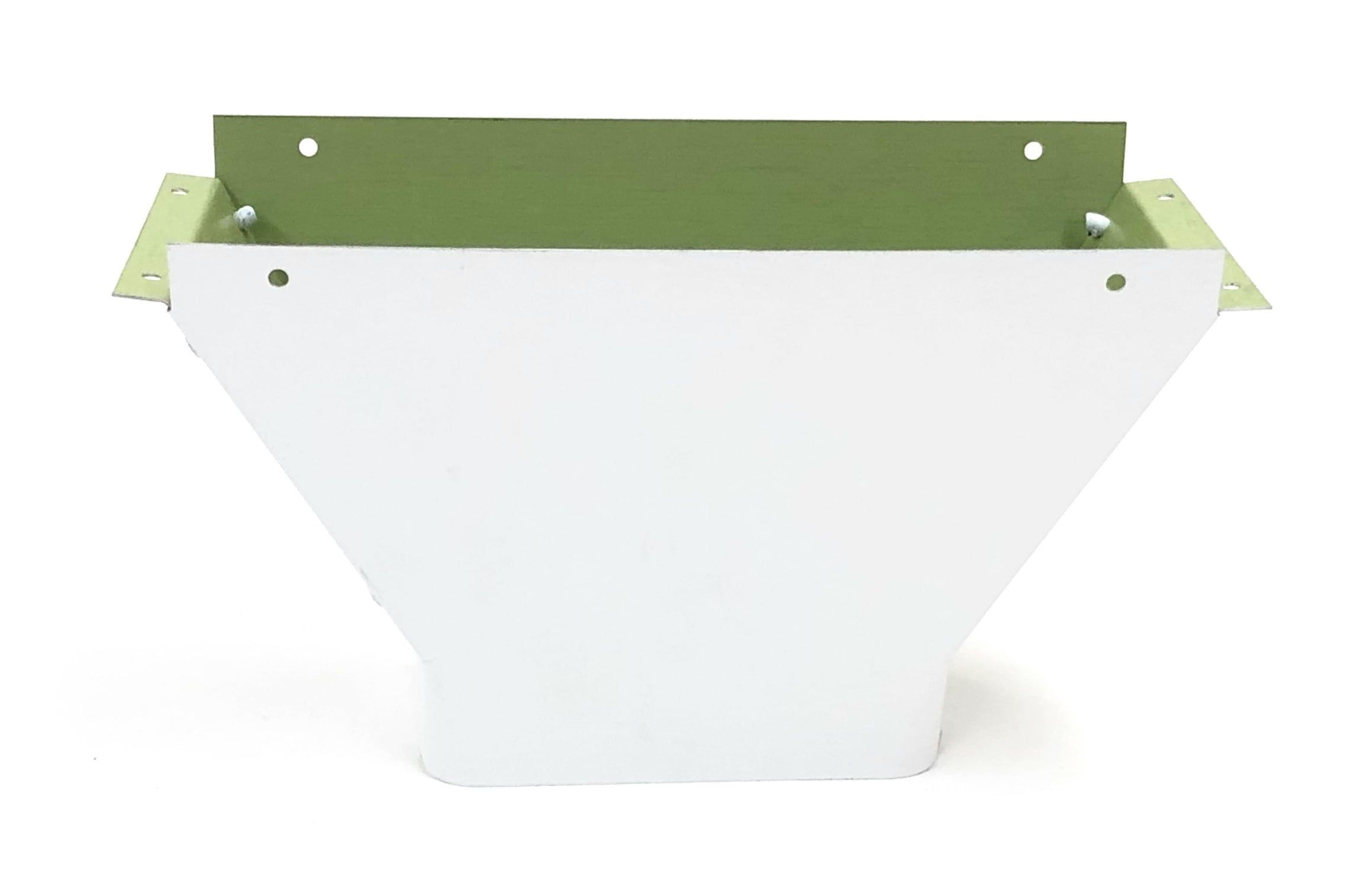 maxx flo outlet - oversized downspout outlet (5 inch, low gloss white ...