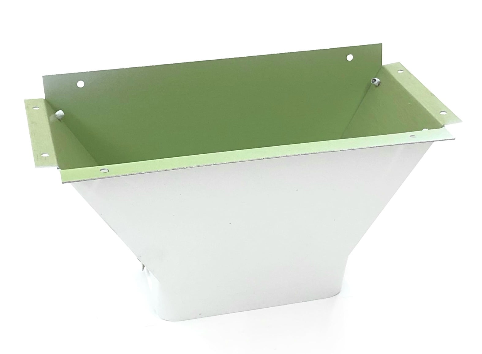 Maxx Flo Outlet - Oversized Downspout Outlet (6 inch, LOW GLOSS WHITE ...