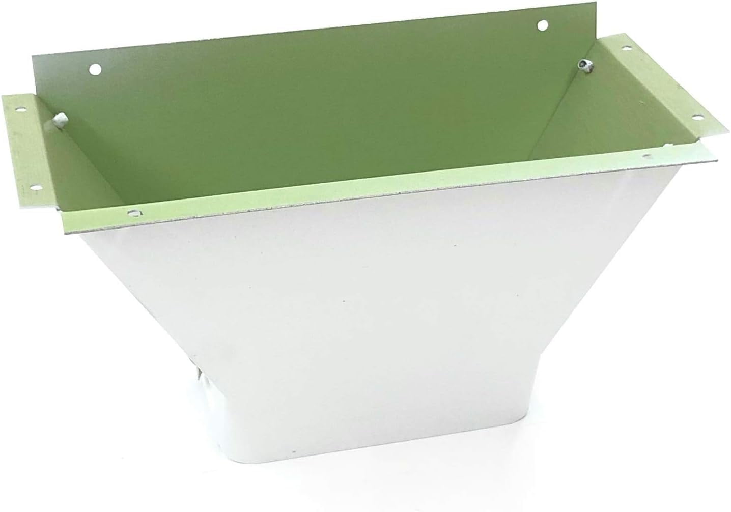 Maxx Flo Outlet - Oversized Downspout Outlet (6 inch, Low Gloss White ...