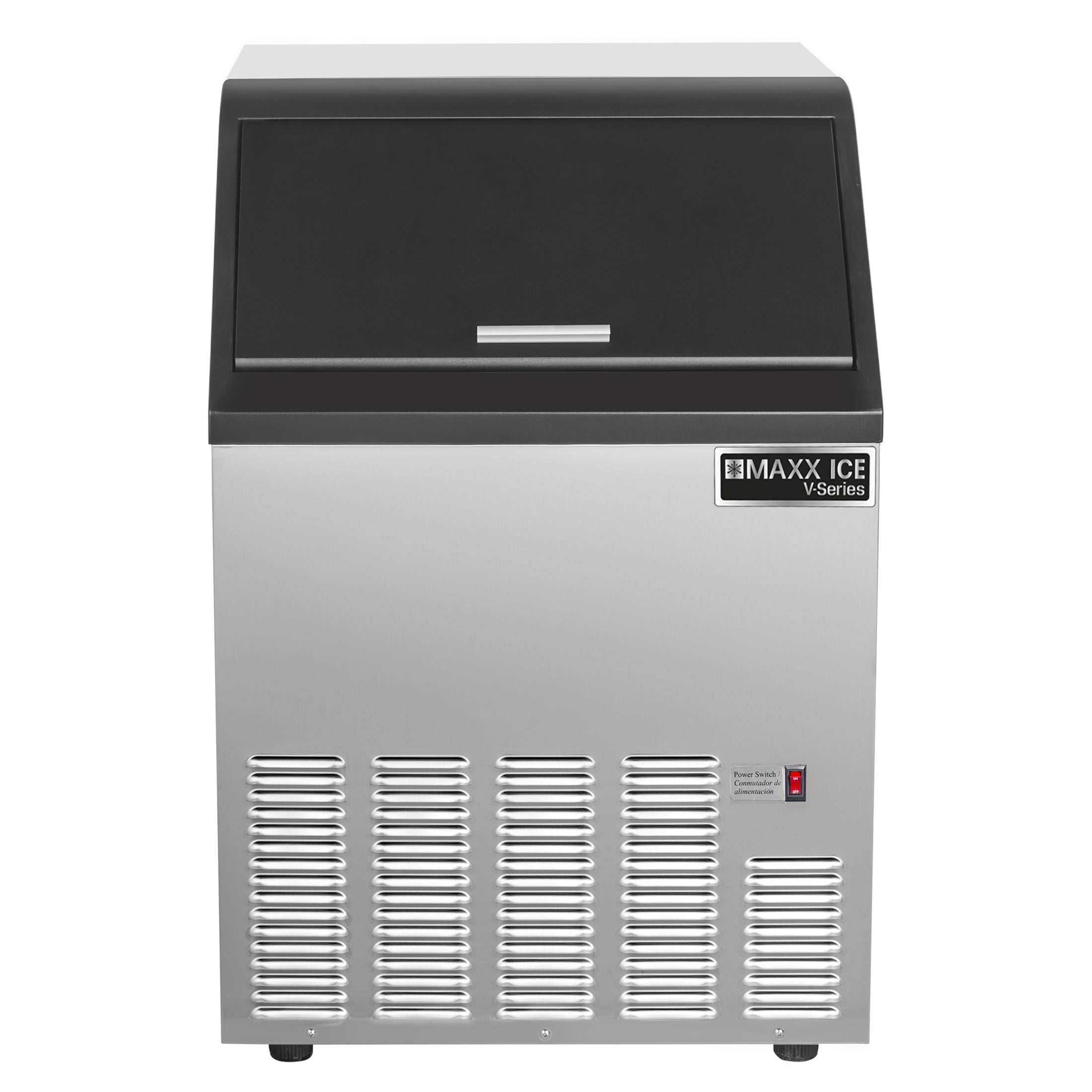 Maxx Ice V-Series Self-Contained Ice Machine, 115 lb, Full Dice Ice ...