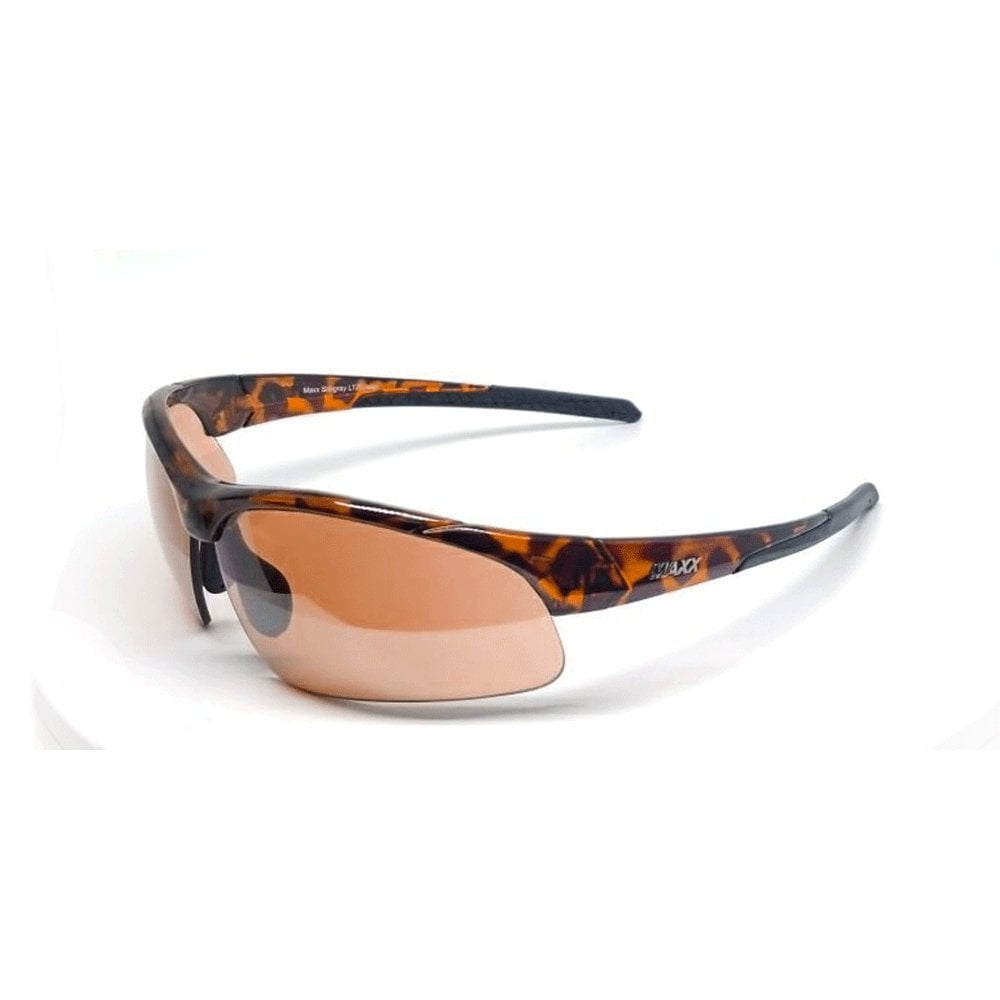 Maxx Sport Golf Motorcycle Sunglasses Tortoise with High Definition ...