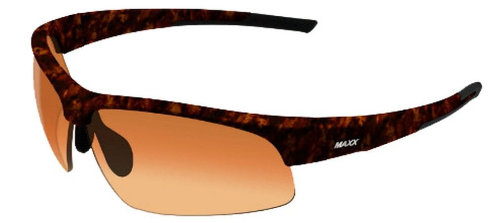 Maxx Stingray Sports & Motorcycle Sunglasses TR90 Tortoise Frame w/ HD ...