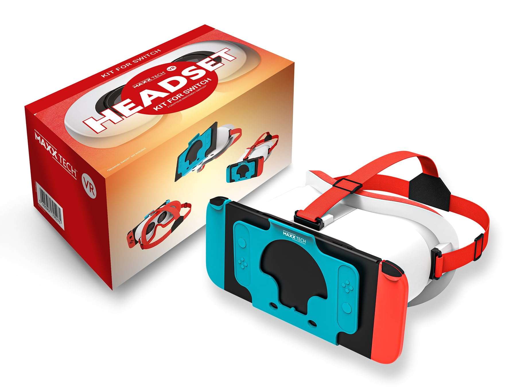 Maxx Tech VR Switch Headset V2 designed for Switch & Switch OLED with adjustable lens & strap ...