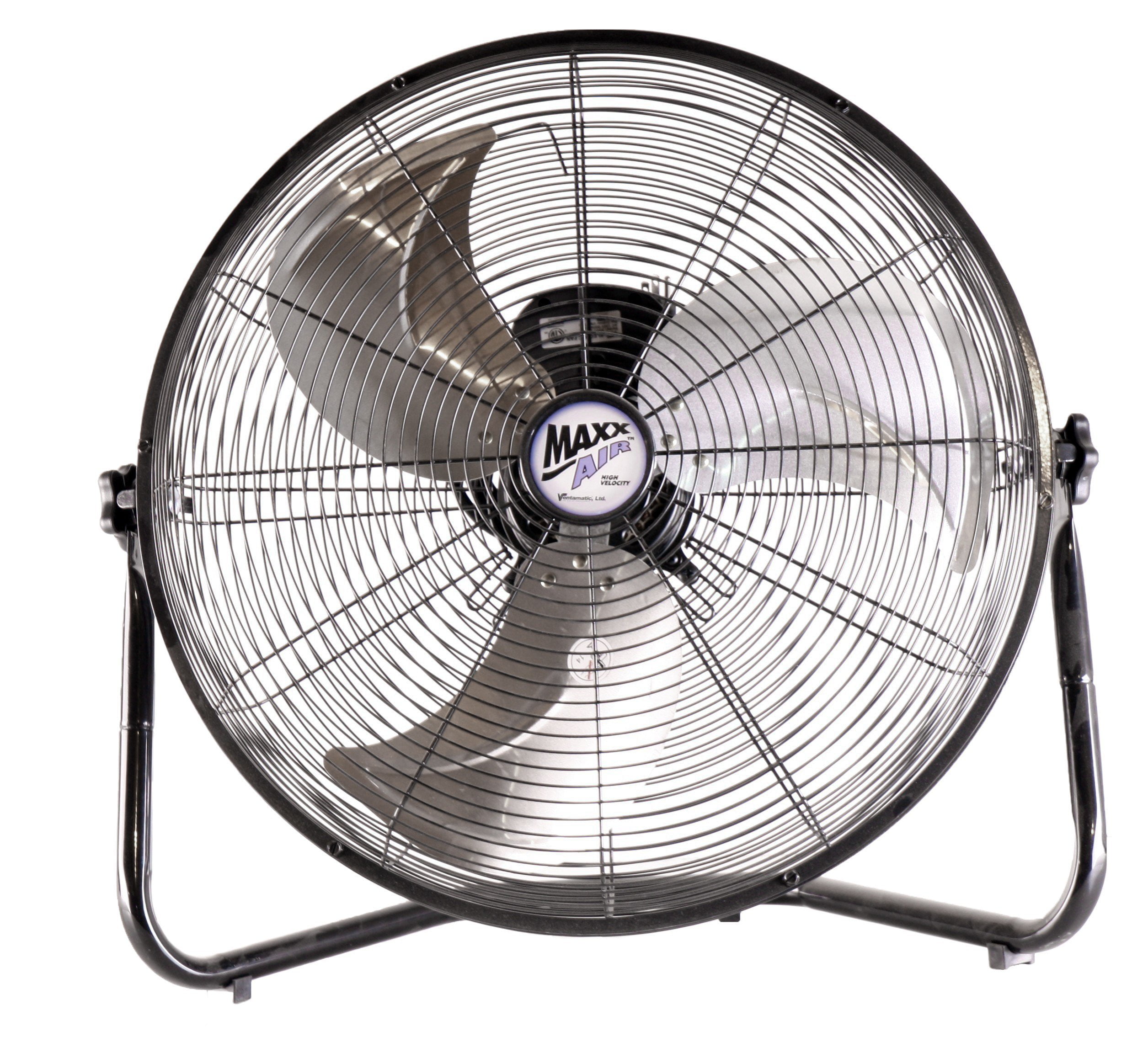 MaxxAir HVFF20UPS Multi Purpose High Velocity 3-Speed Floor Fan, 20 ...