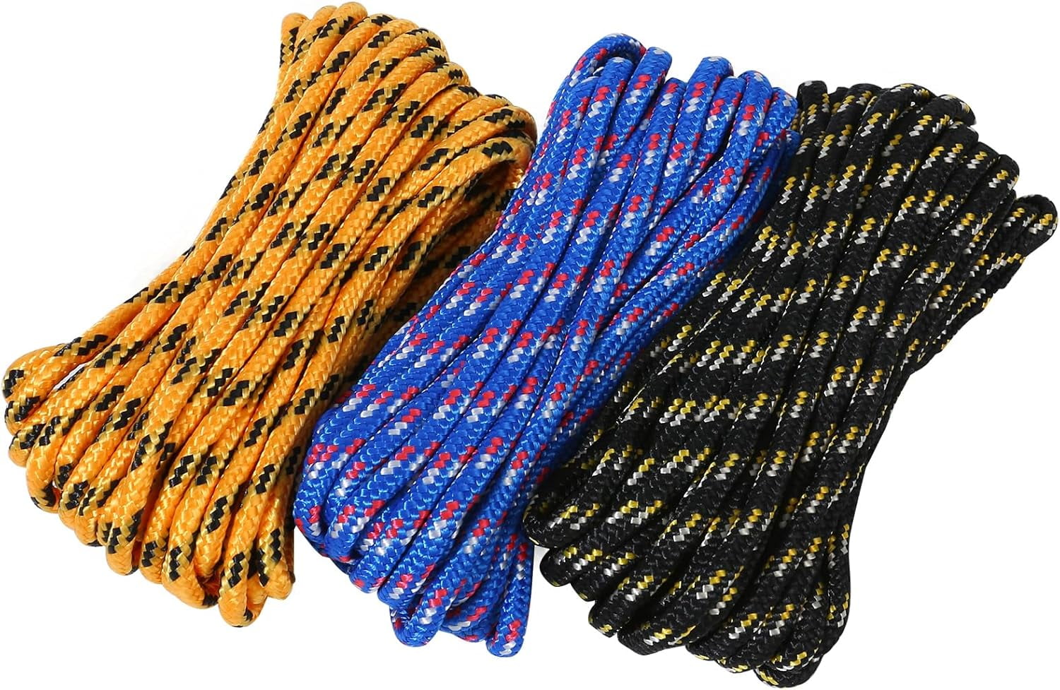 MaxxHaul 3/8-inch x 50 ft Diamond Braided Polypropylene Rope - 500 lb ...