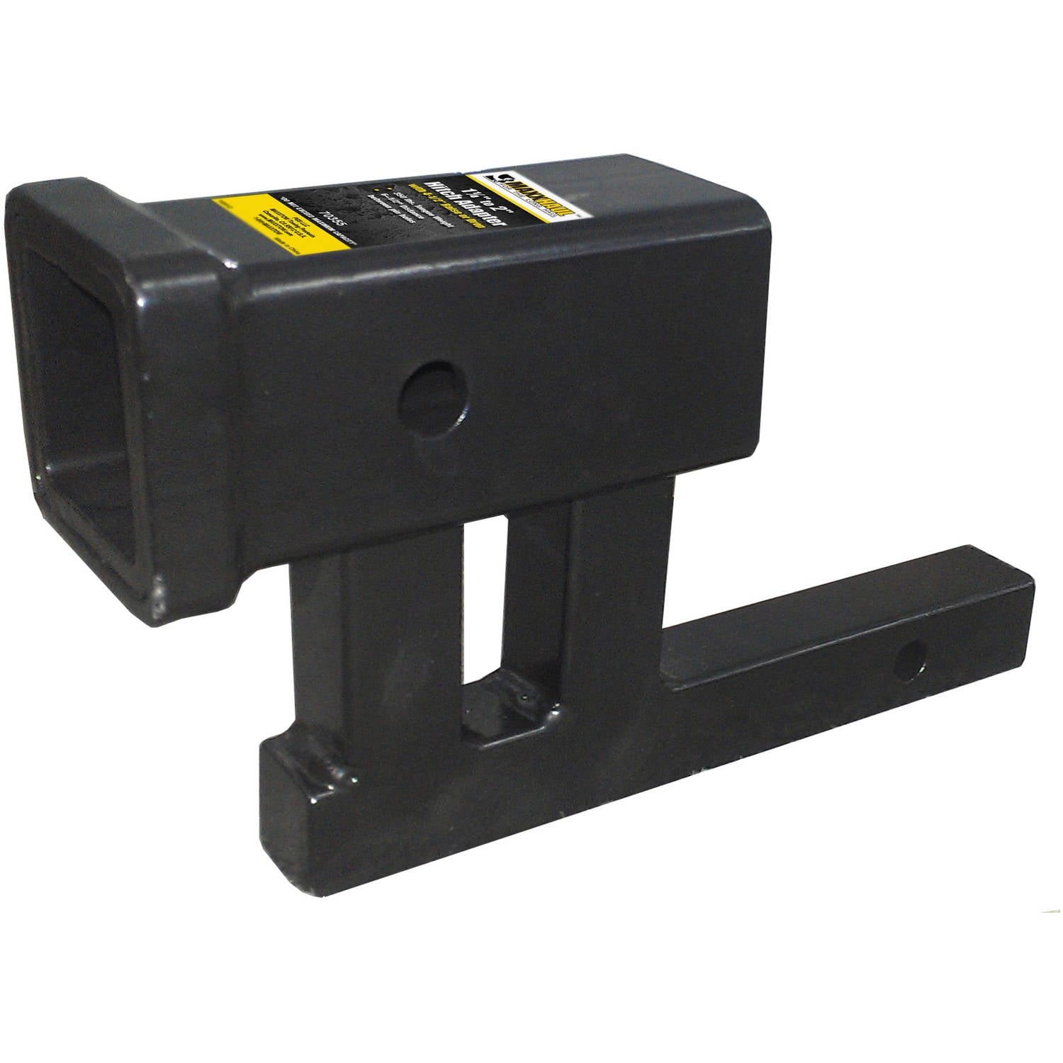 MaxxHaul 70355 1-1/4" to 2" (Fits class II only) Black Hitch Adapter ...