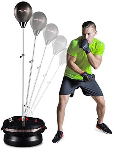 MaxxMMA Speed-Adjustable Freestanding Reflex Bag + MaxxMMA Core ...