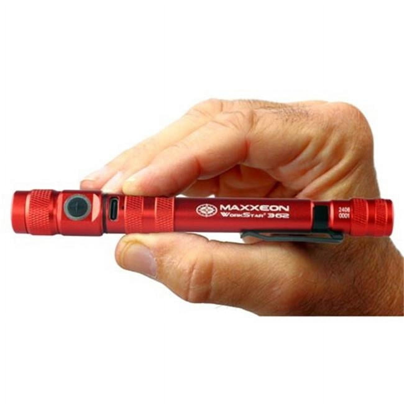 Maxxeon MXN00362 Work Star 362 USB-C Rechargeable LED Zoom Penlight or ...