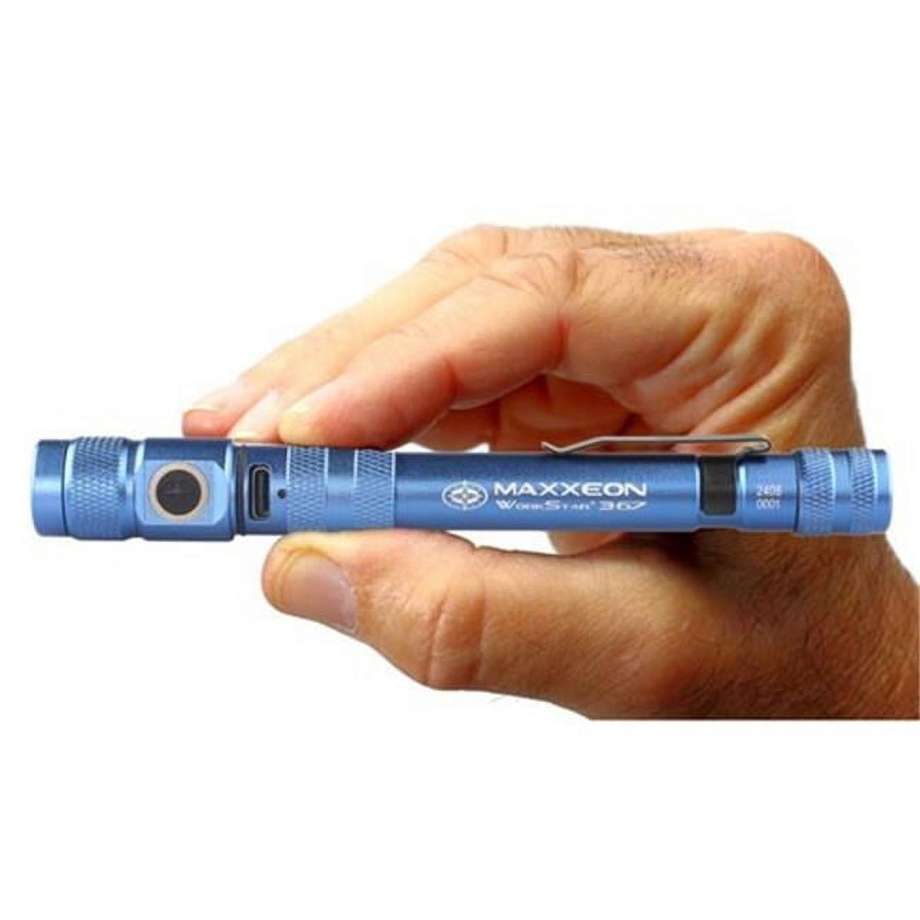 Maxxeon MXN00367 Work Star 367 USB-C Rechargeable LED Zoom Penlight or ...