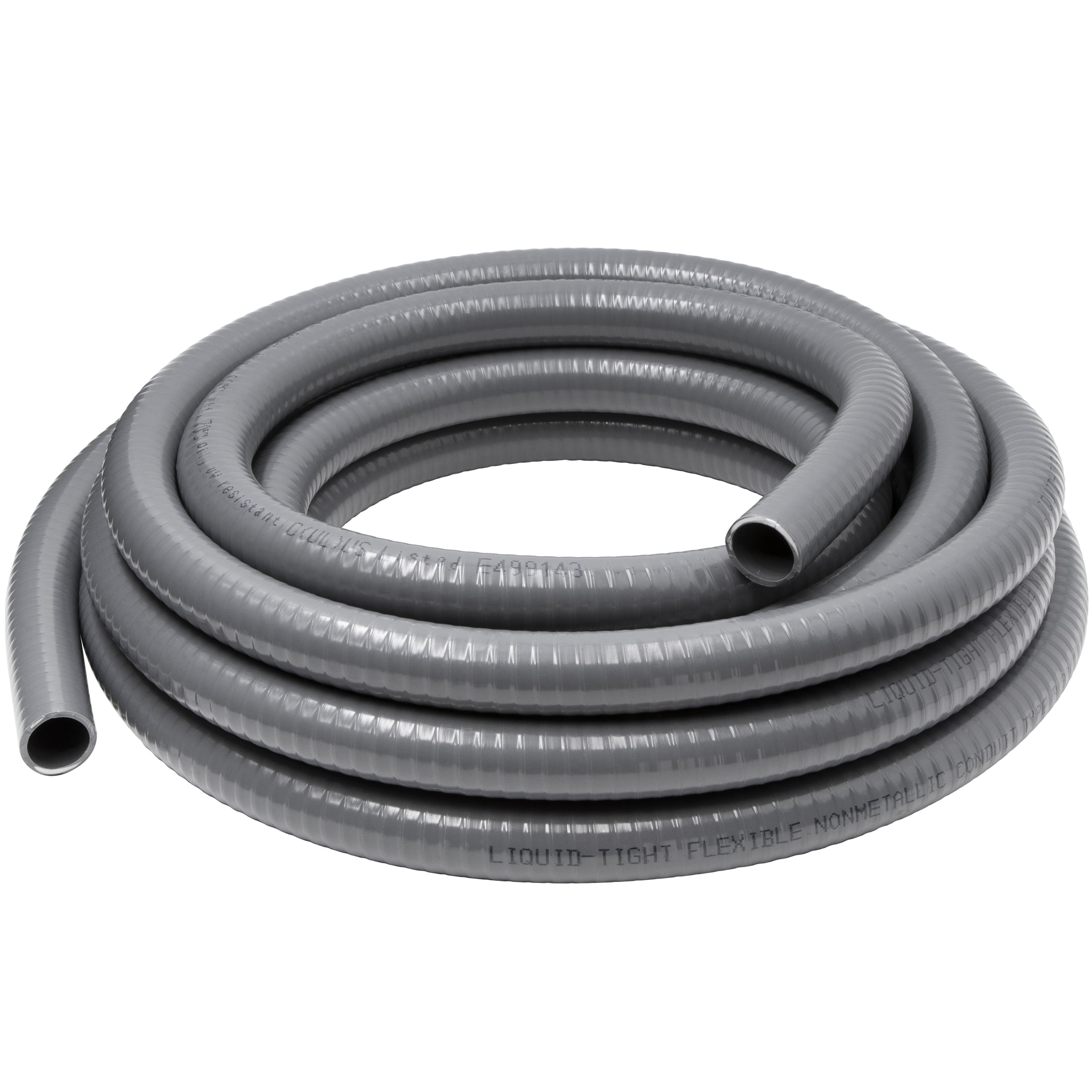 Maxxima 1/2 in. x 25 ft. Flexible PVC Non Metallic Liquid Tight ...