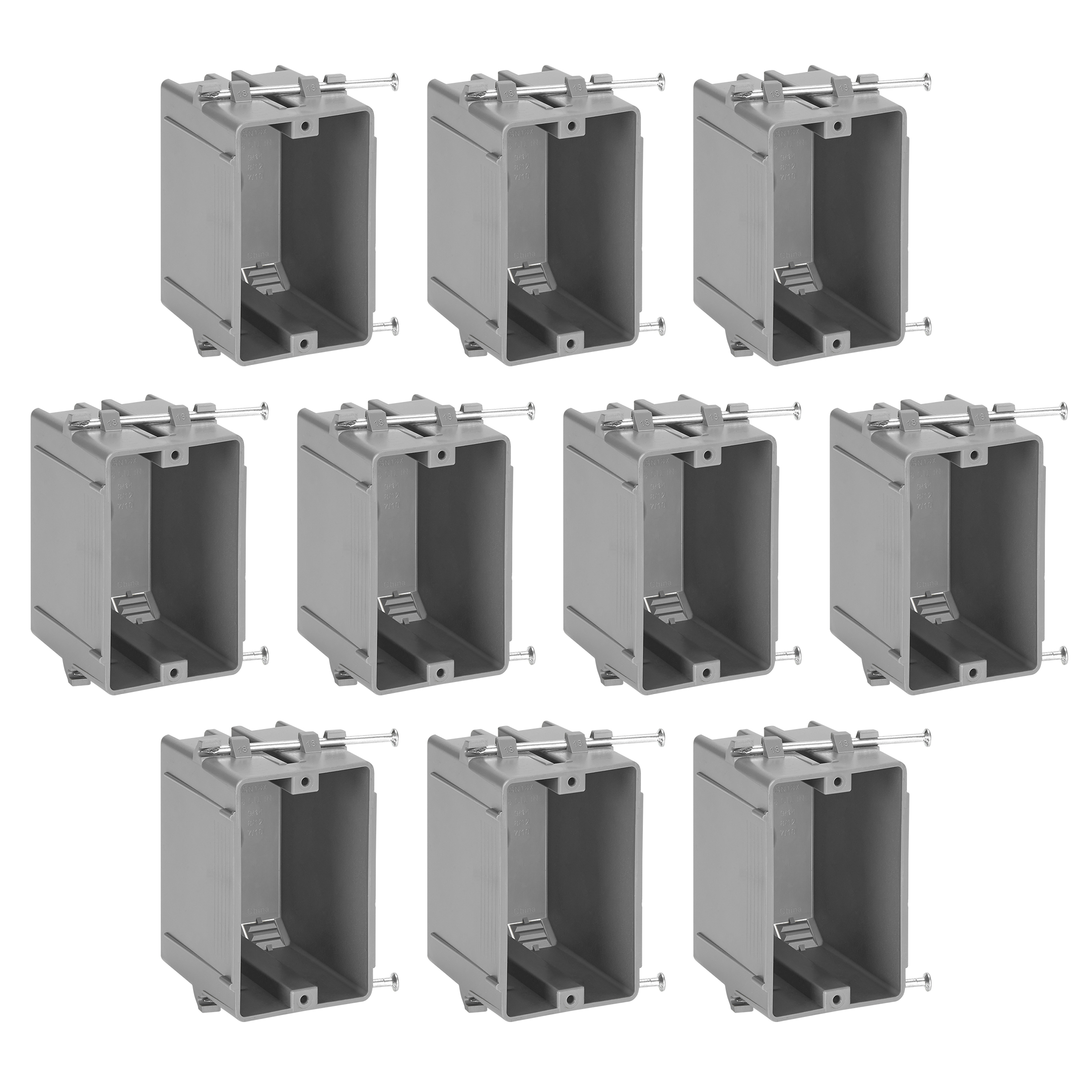 1 Pc, Cantex Ez Box Old Work 18 Cu In Rectangle Pvc 1 Gang Switch Box ... 1 Pc, Cantex Ez Box Old Work 18 Cu In Rectangle Pvc 1 Gang Switch Box ...
