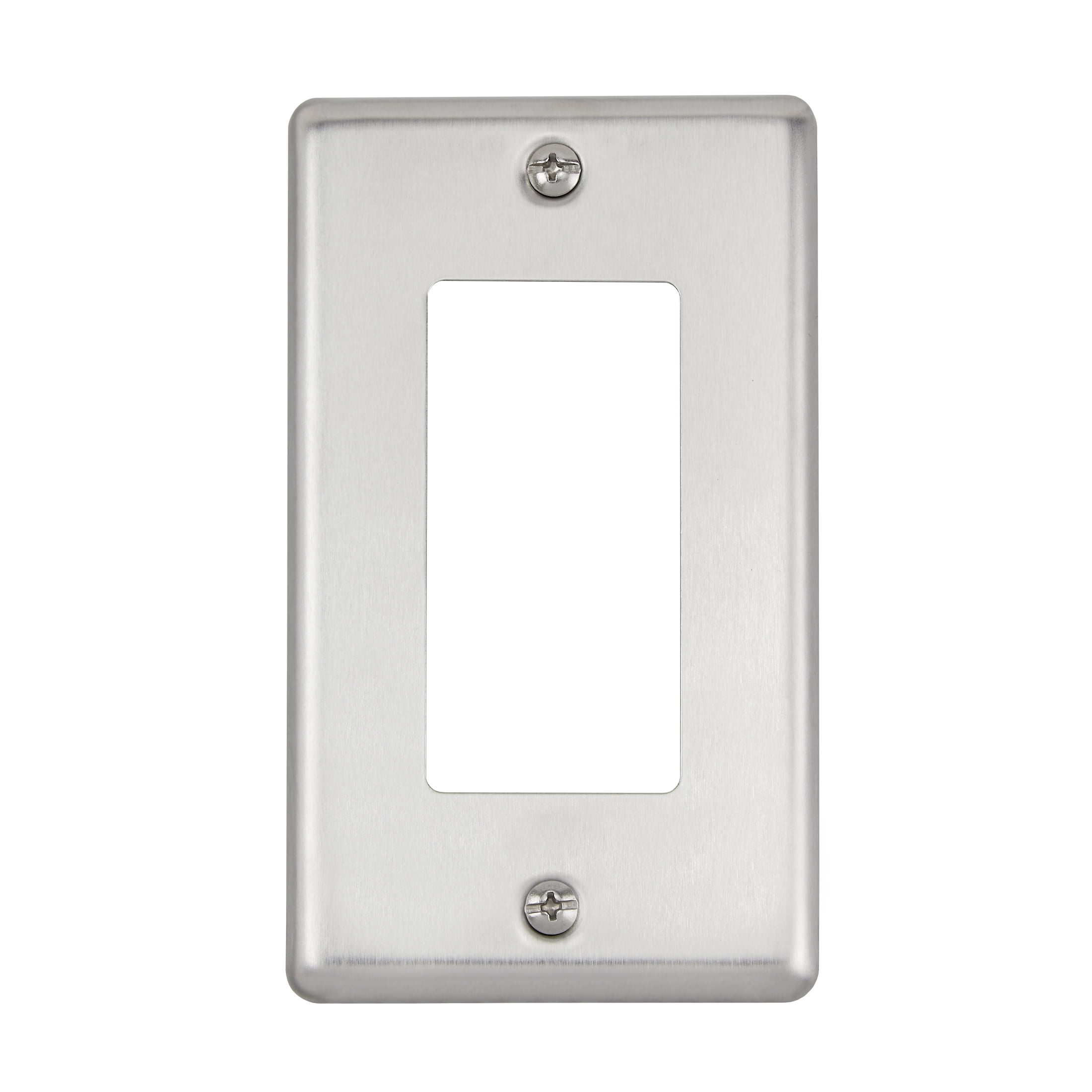 Maxxima 1 Gang Decorative Wall Plate, Stainless Steel (10 Pack ...