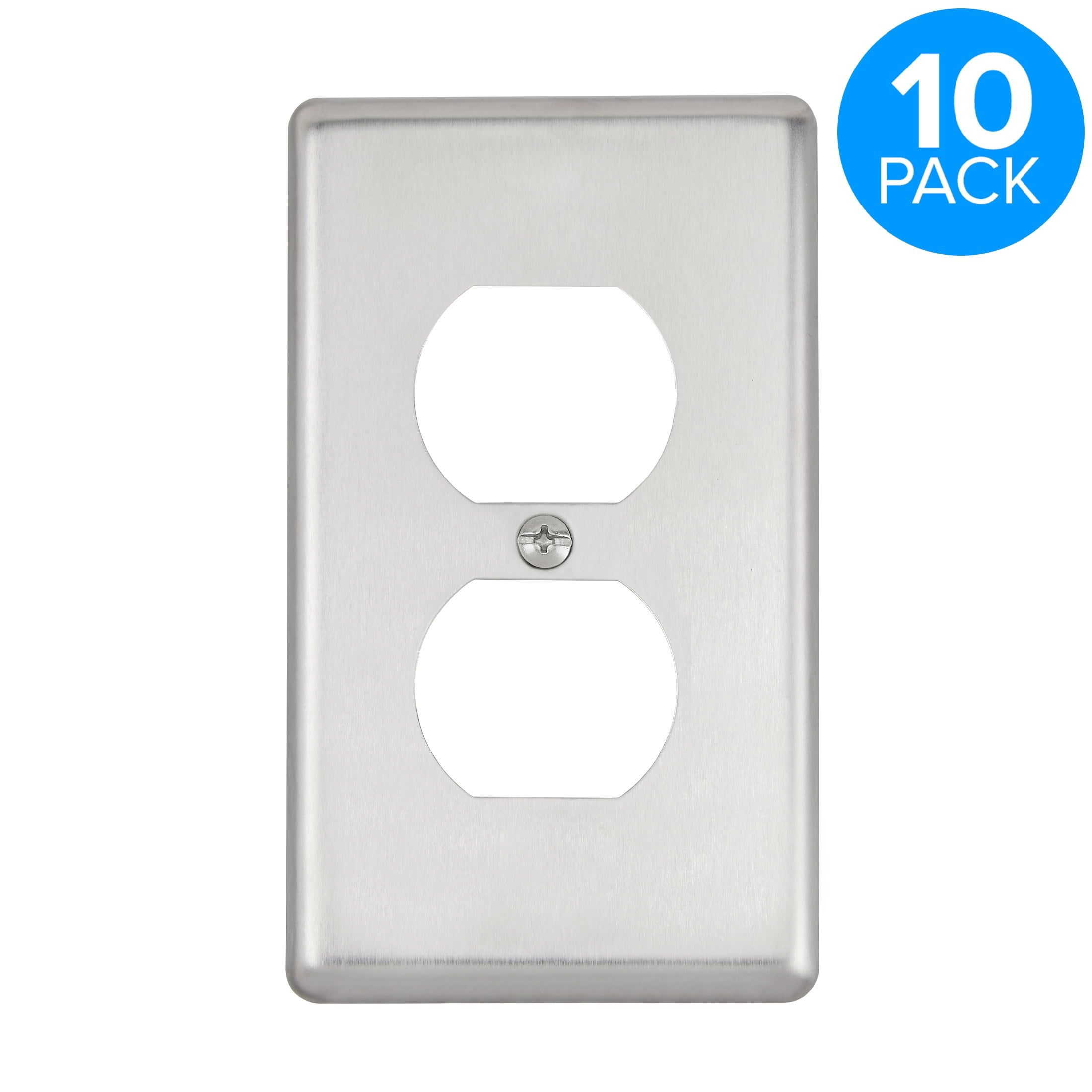 Maxxima Electrical Outlet Single Gang Duplex Receptacle Wall Plate ...