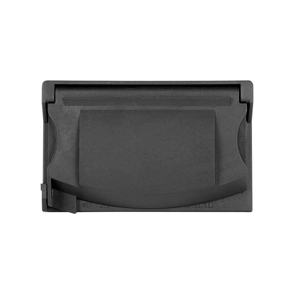 Maxxima 1-Gang Horizontal Outdoor Outlet Cover Box, Heavy Duty Weather ...