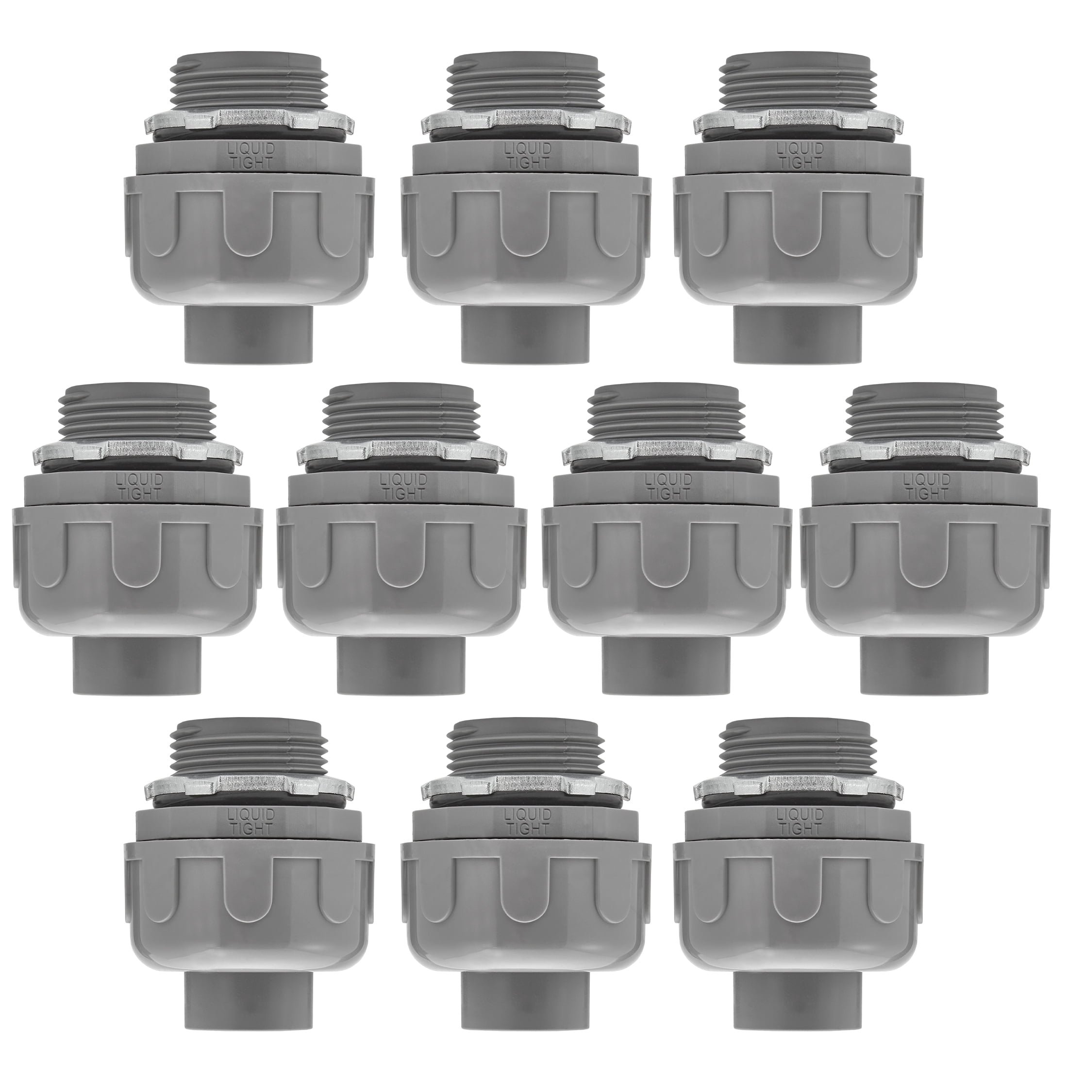 Maxxima 1 in. NPT Straight Liquid Tight Conduit Connectors, Non ...