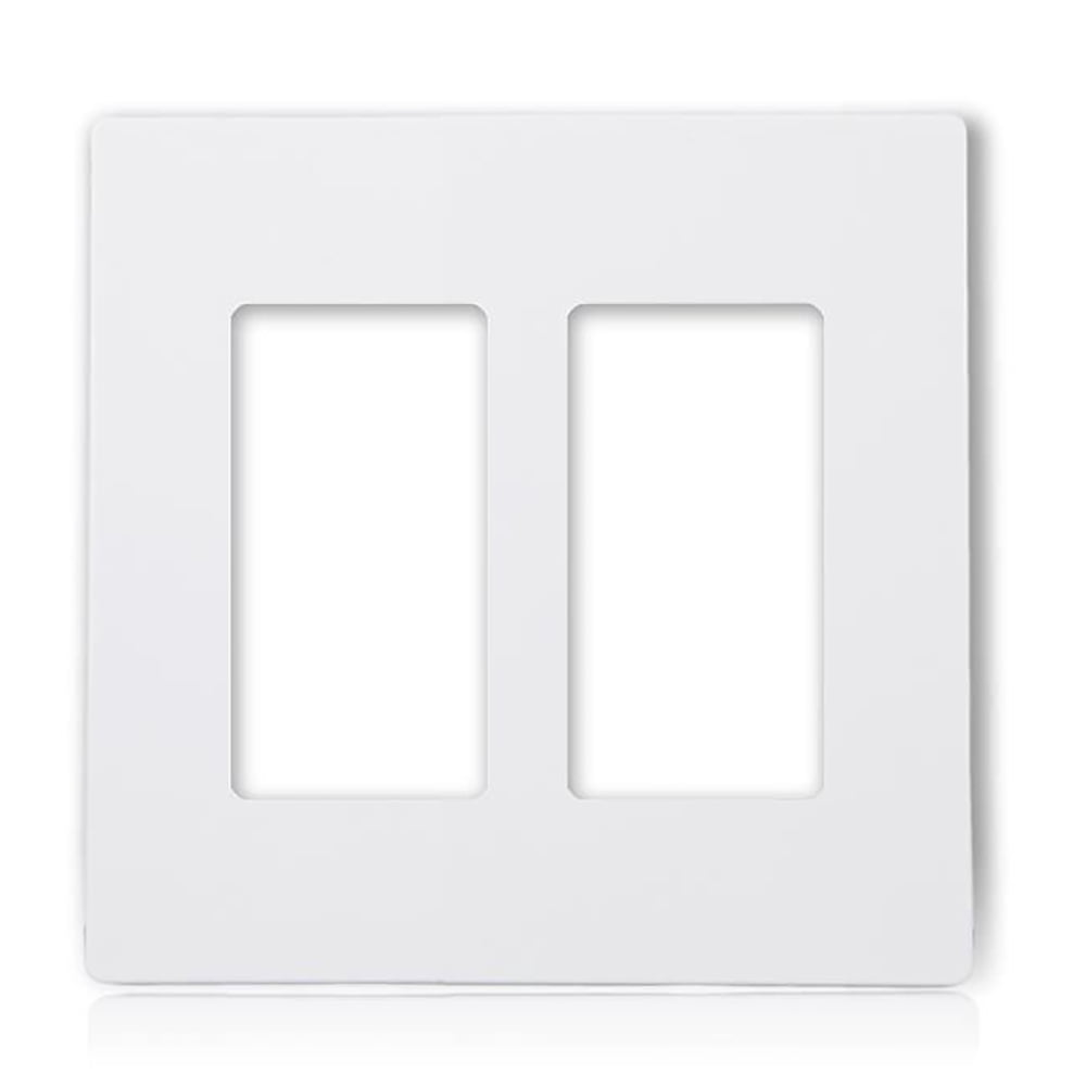 Maxxima 10 Pack 2 Gang Decorative Outlet - Screwless Multi Outlet Wall ...