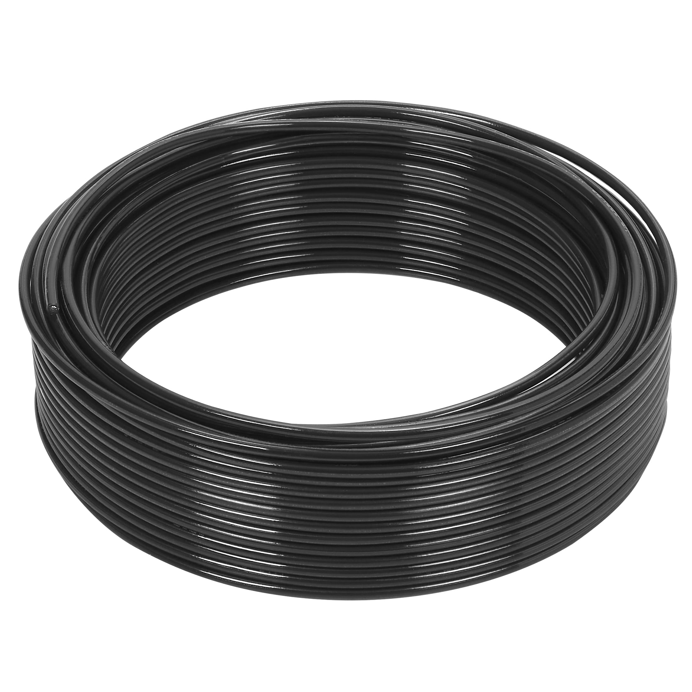 Maxxima 100 Ft. 12 AWG Black THHN Stranded Copper Electrical Wire, 600V ...