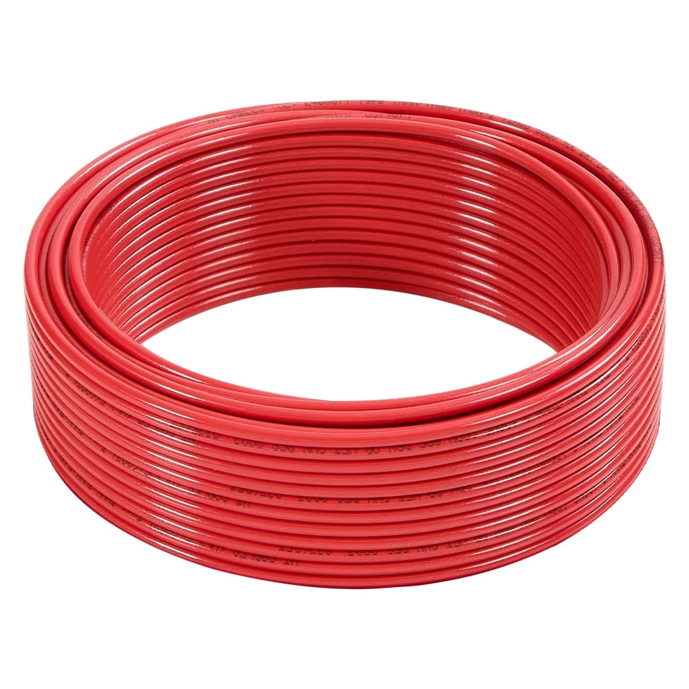 Maxxima 100 Ft. 12 AWG Red THHN Stranded Copper Electrical Wire, 600V ...