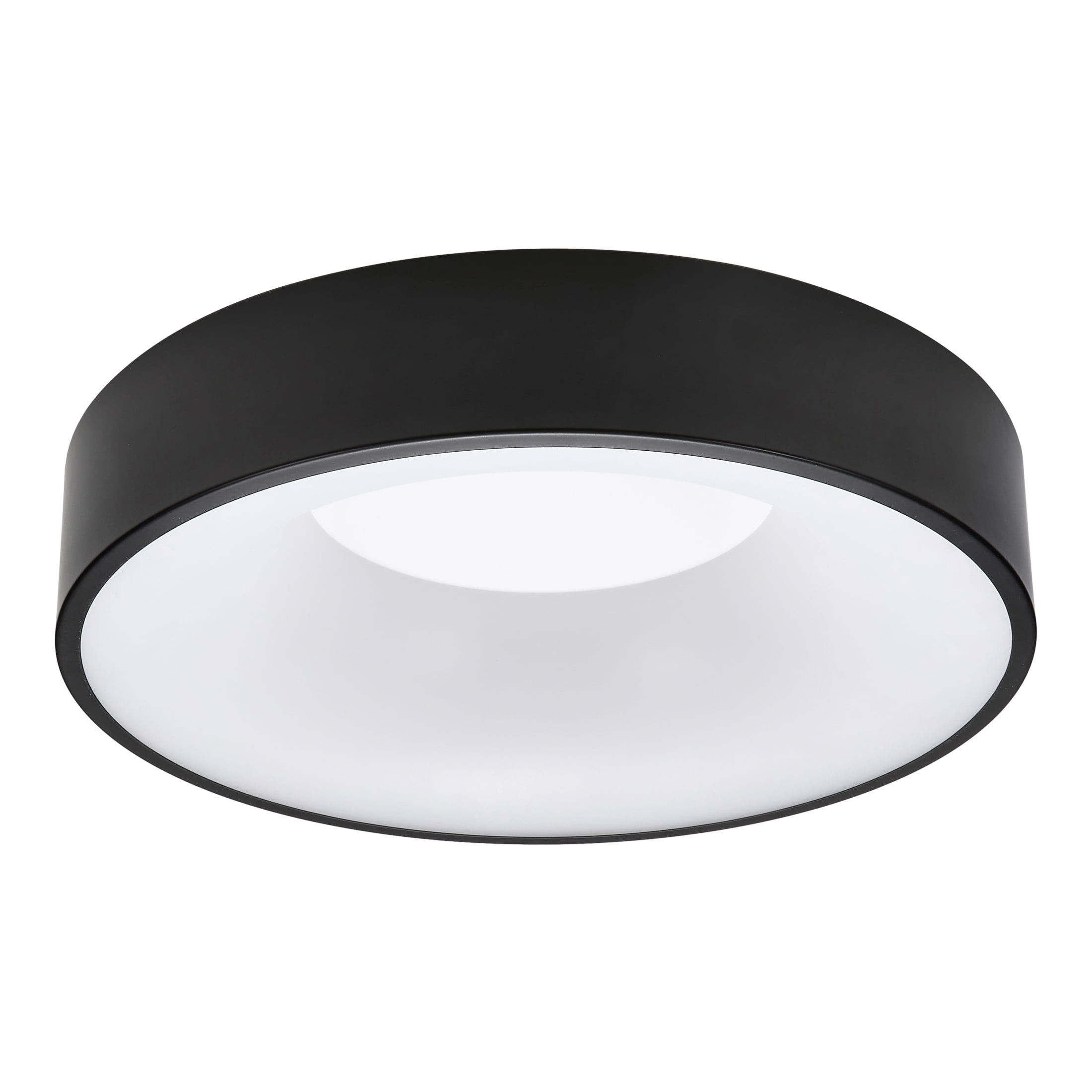 Maxxima 15 in. Black LED Flush Mount Ceiling Light, 5 CCT 2700K-5000K ...