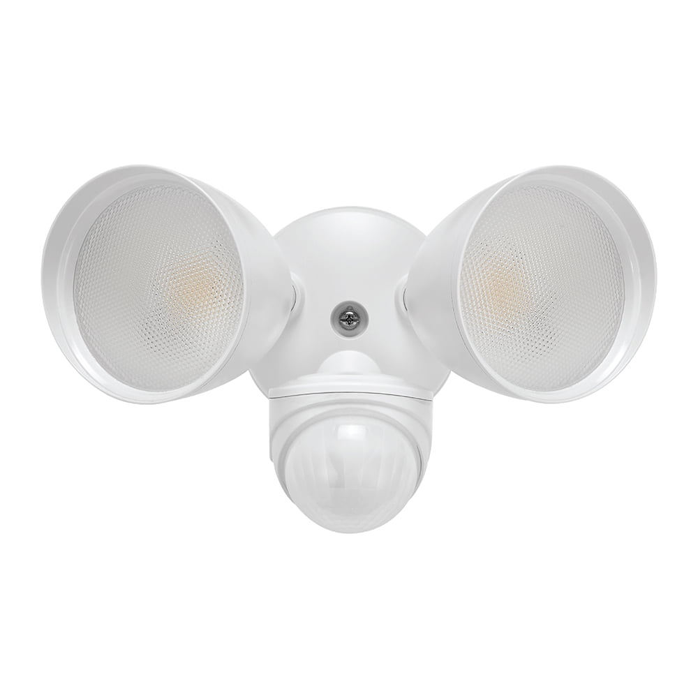 Maxxima 2 Head Outdoor LED Security Light, 2000 Lumens, 5 CCT 2700K ...
