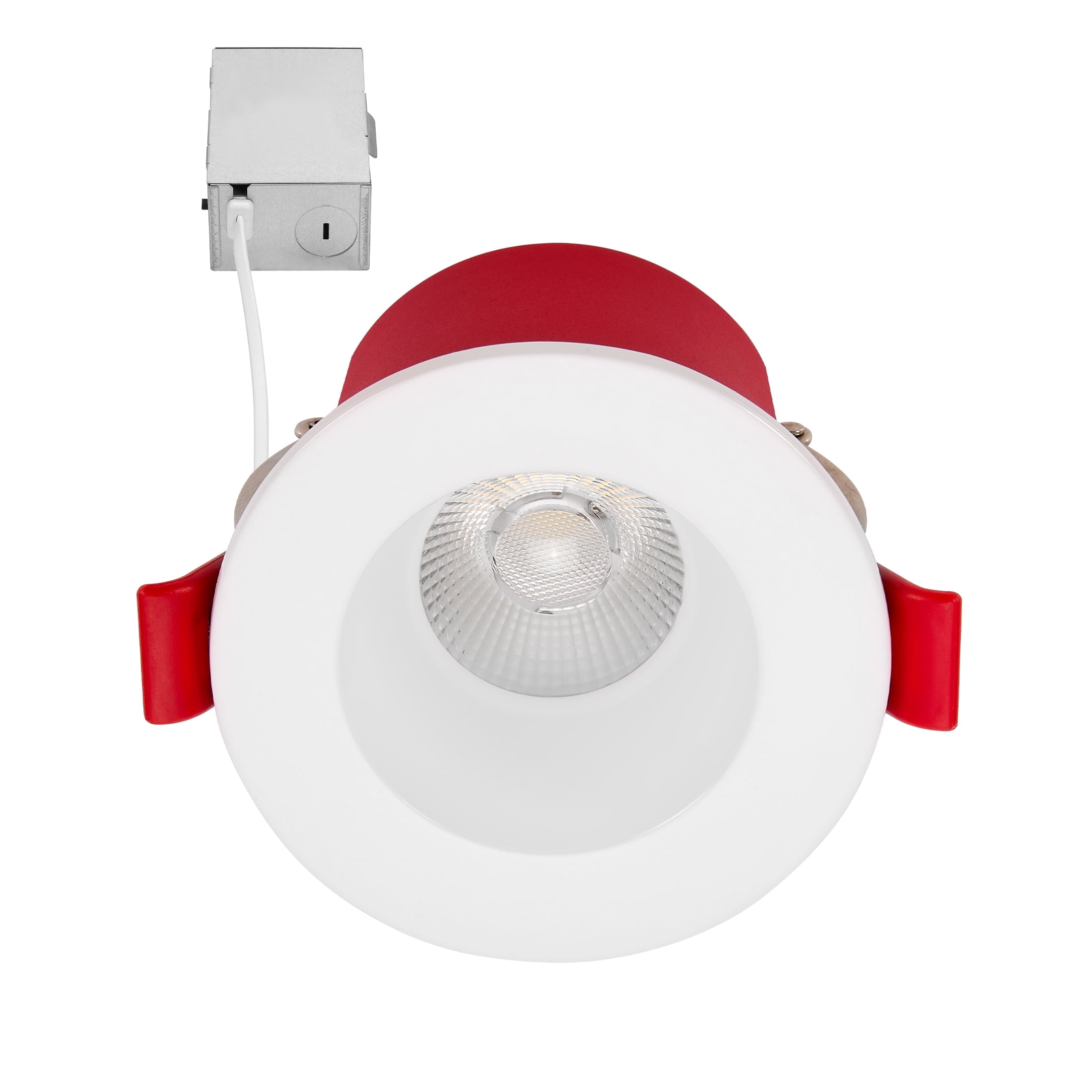 Maxxima 2 in. 2 Hour Fire Rated Slim Recessed Anti-Glare LED Downlight ...