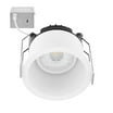 Maxxima 4 in. 5 CCT Adjustable Slim Trimless Recessed LED Gimbal ...