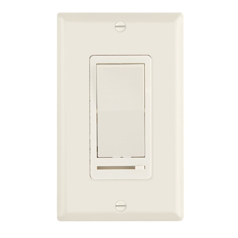 Maxxima 3-Way / Single Pole Decorative LED Dimmer Rocker Switch, 600 ...