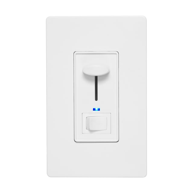 Maxxima 3-Way / Single Pole Dimmer Light Switch 600W, Indicator Light ...