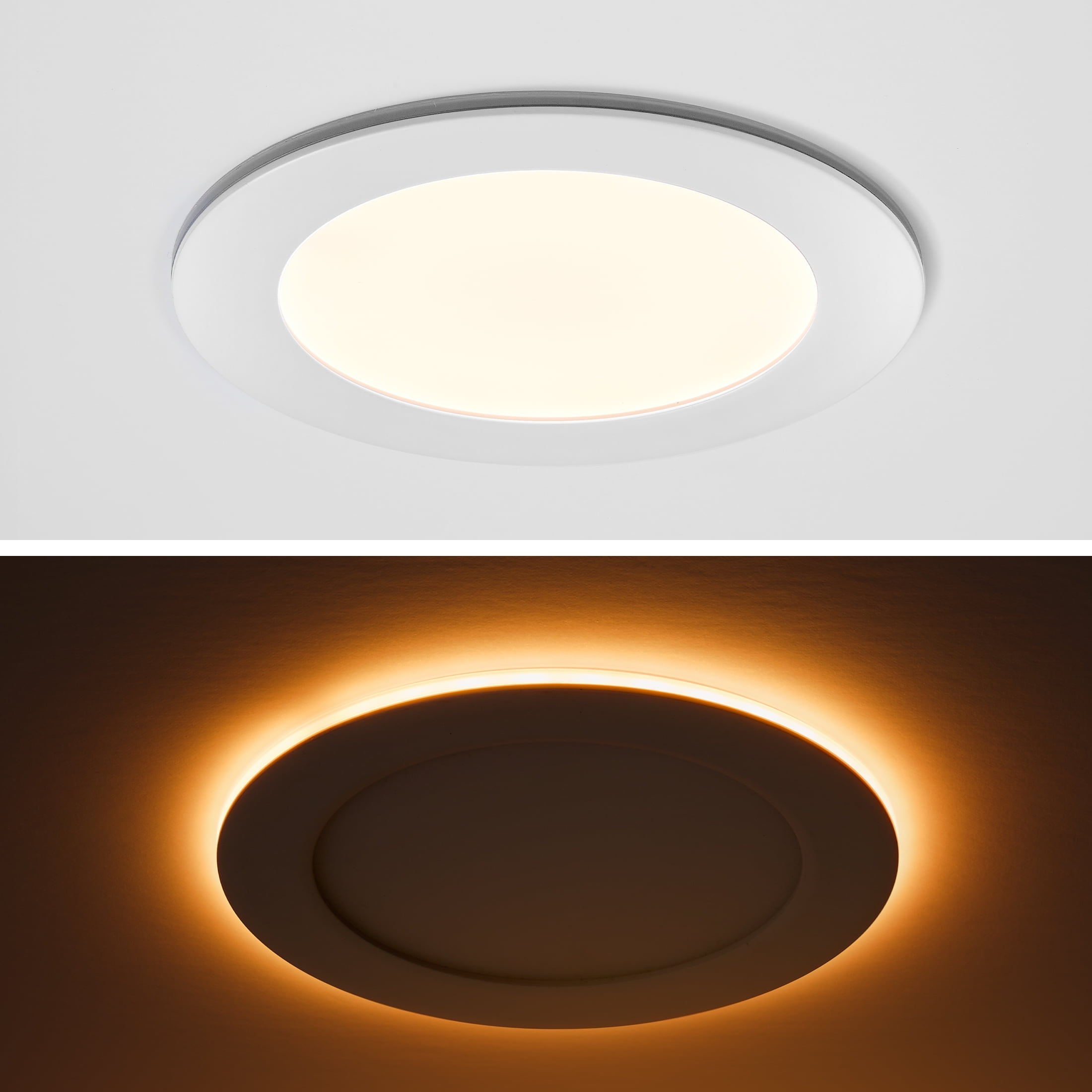 Maxxima 6 in Slim Recessed LED Downlight with Night Light - Walmart.com