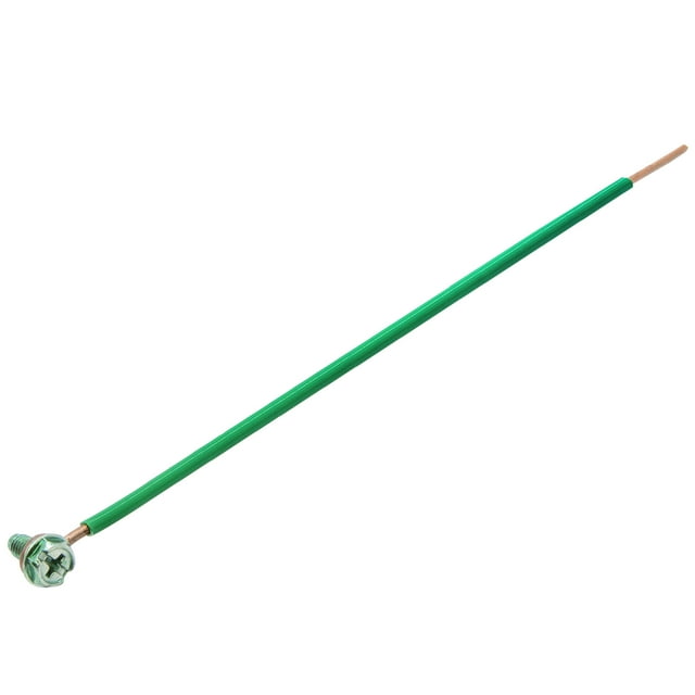 Maxxima 8 in. 12 AWG 1-Wire Solid Stripped Grounded Pigtails with ...