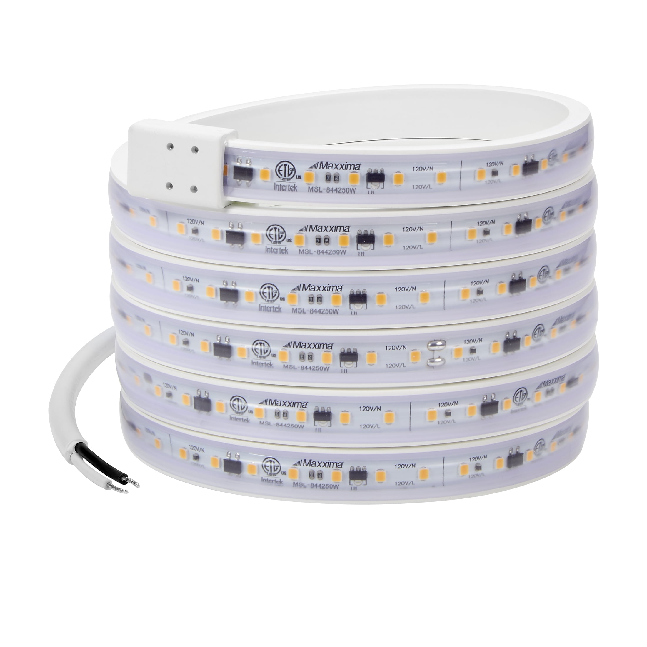 Maxxima 84 in. LED Under Cabinet Strip Light, Hardwired, 3220 Lumens ...