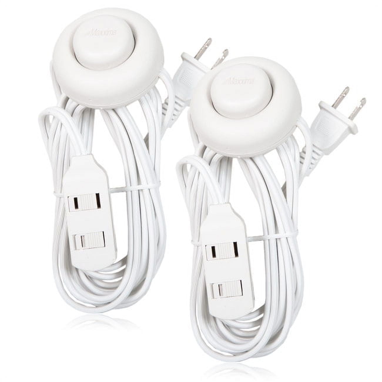 Maxxima 9 Foot 3 Outlet Foot Switch Extension Cord with Safety Features ...