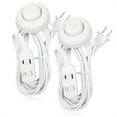 Maxxima 9ft 3 Outlet Indoor Electric Foot Switch Extension Cord, 2 Pack ...