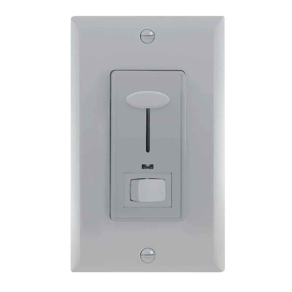 Maxxima Dimmer Electrical Light Switch - Featuring Blue Indicator Light ...