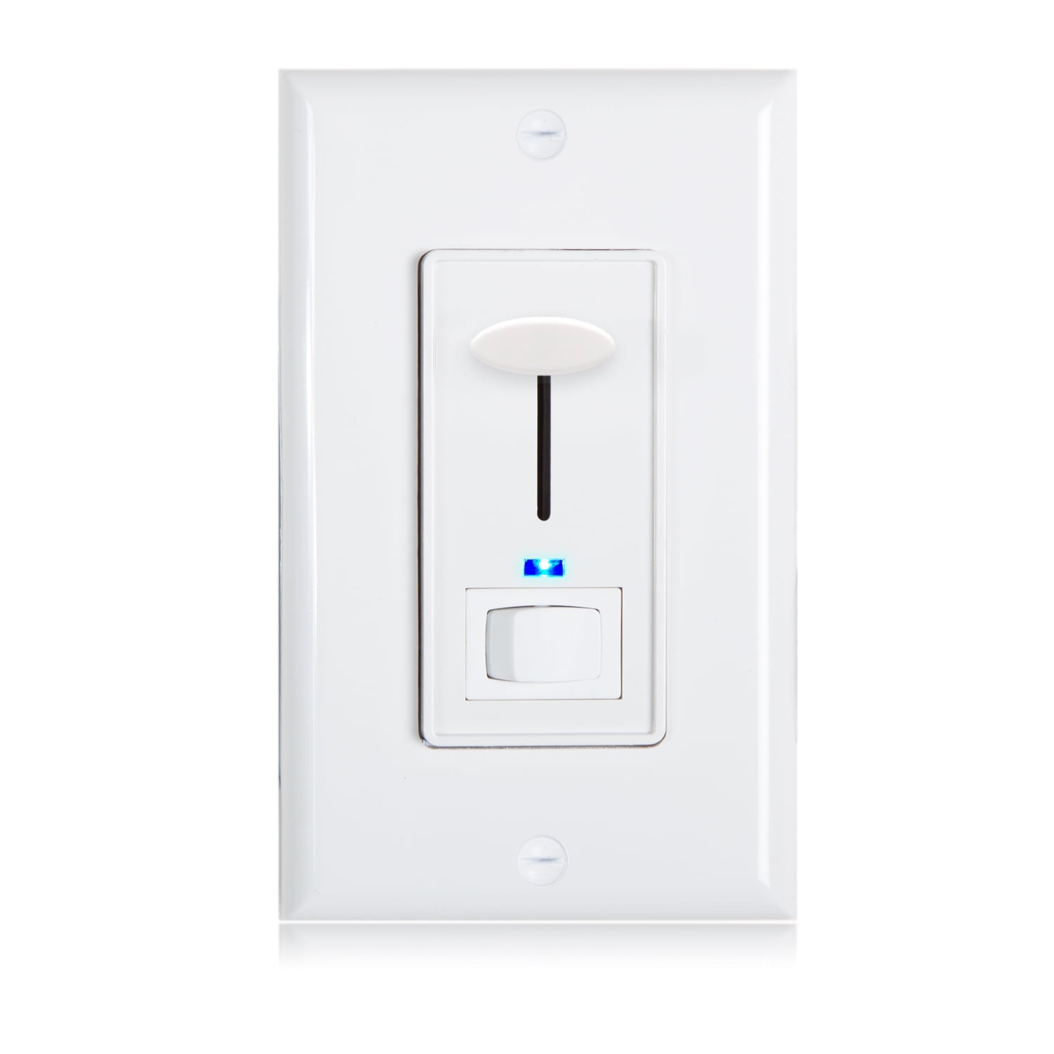 Maxxima Dimmer Light Switch, LED Compatible, 3-Way Single Pole, 600W ...