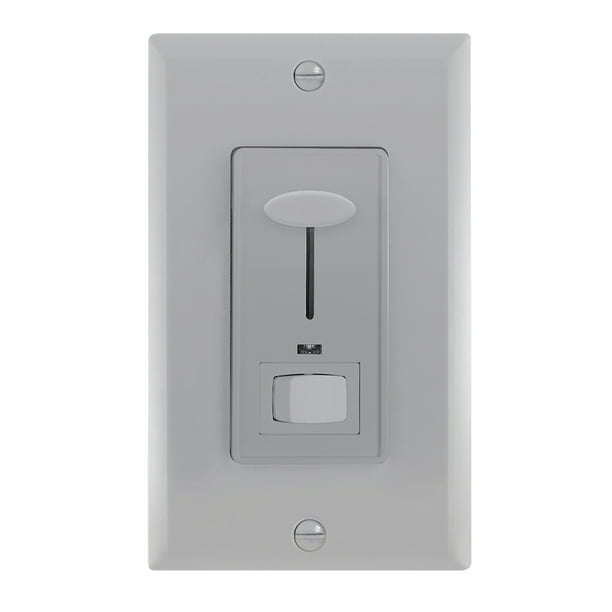 Maxxima Dimmer Electrical Light Switch - Featuring Blue Indicator Light ...