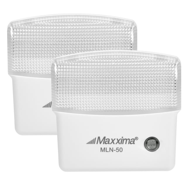 Maxxima Plug-In LED Night Light, 25 Lumens, Ideal for Home Use - Pack ...