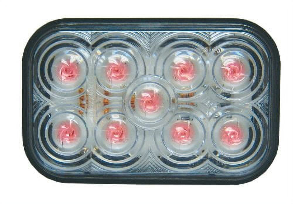 Maxxima M42213RCL Red 9 LED 5" Rectangular Stop/Tail/Turn Light ...
