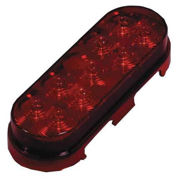 Maxxima Stop/Tail/Turn Light,Red,6-13/32"L,Oval M63322R - Walmart.com