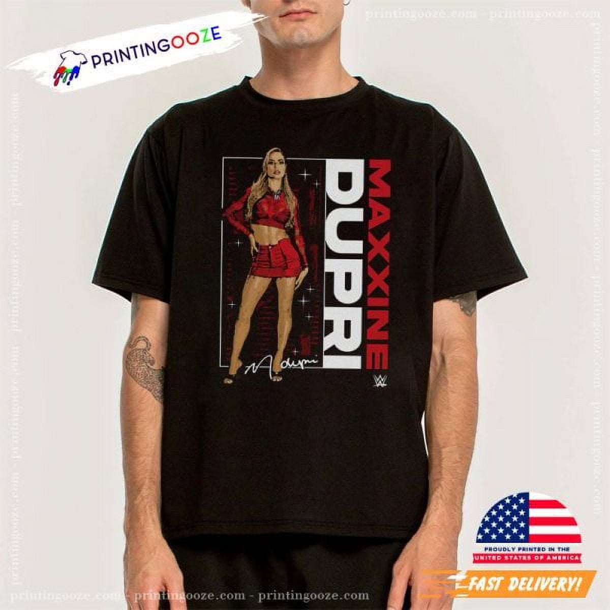 Maxxine Dupri Pose Wht Dupri Wwe Shirt - Walmart.com